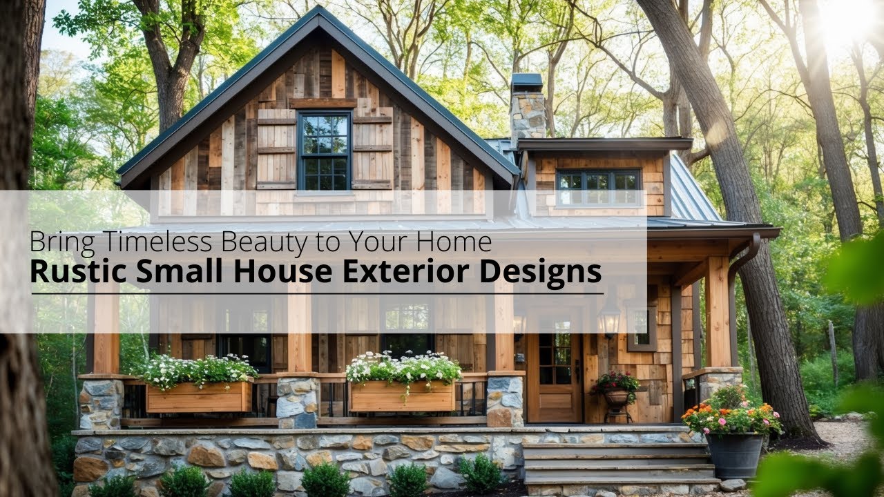 Bring Timeless Beauty to Your Home with Rustic Small House Exterior ...
