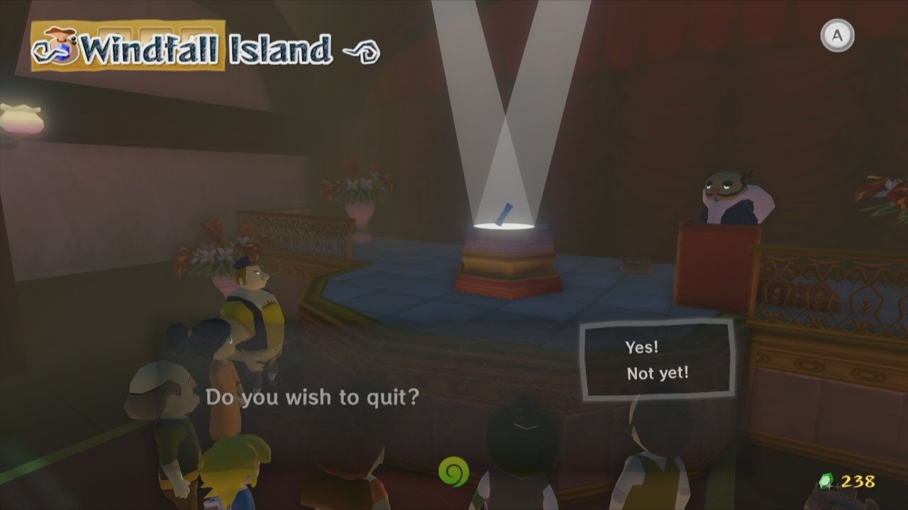 Wind Waker HD: Windfall Island Cutscene Skip Oddities - YouTube