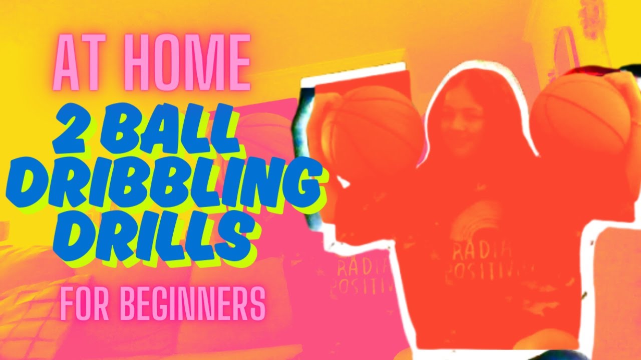 2 ball basketball dribbling drills for kids and beginners - YouTube