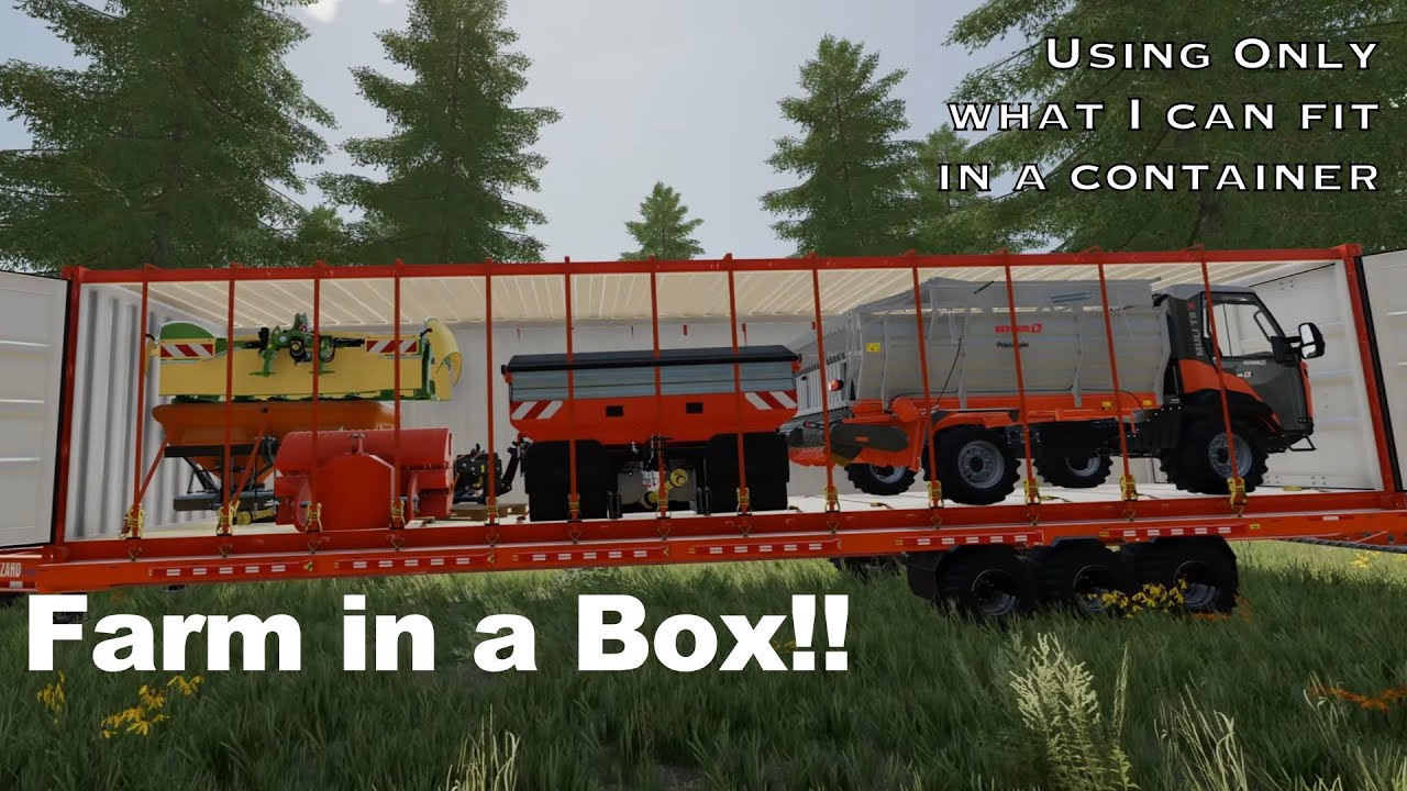 Building a farm with only what I can fit in a Container - Farm in a Box ...