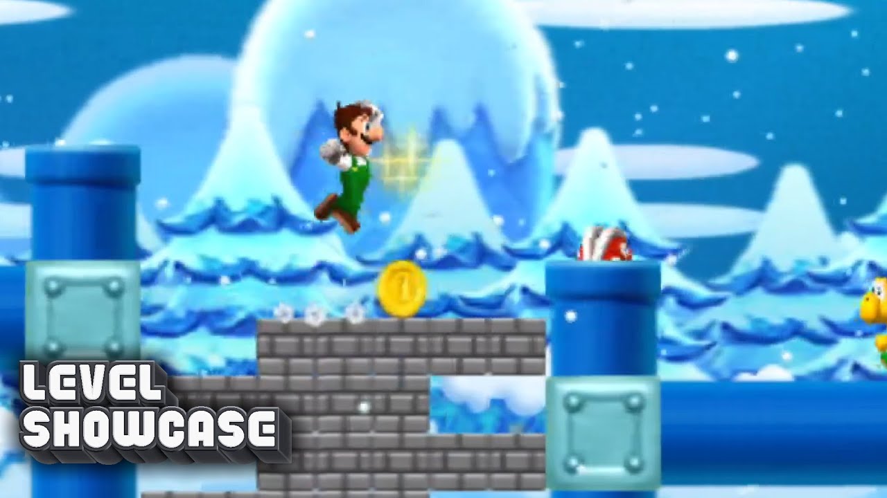Spikeball Snowfield - NSMB2 Level Showcase - YouTube