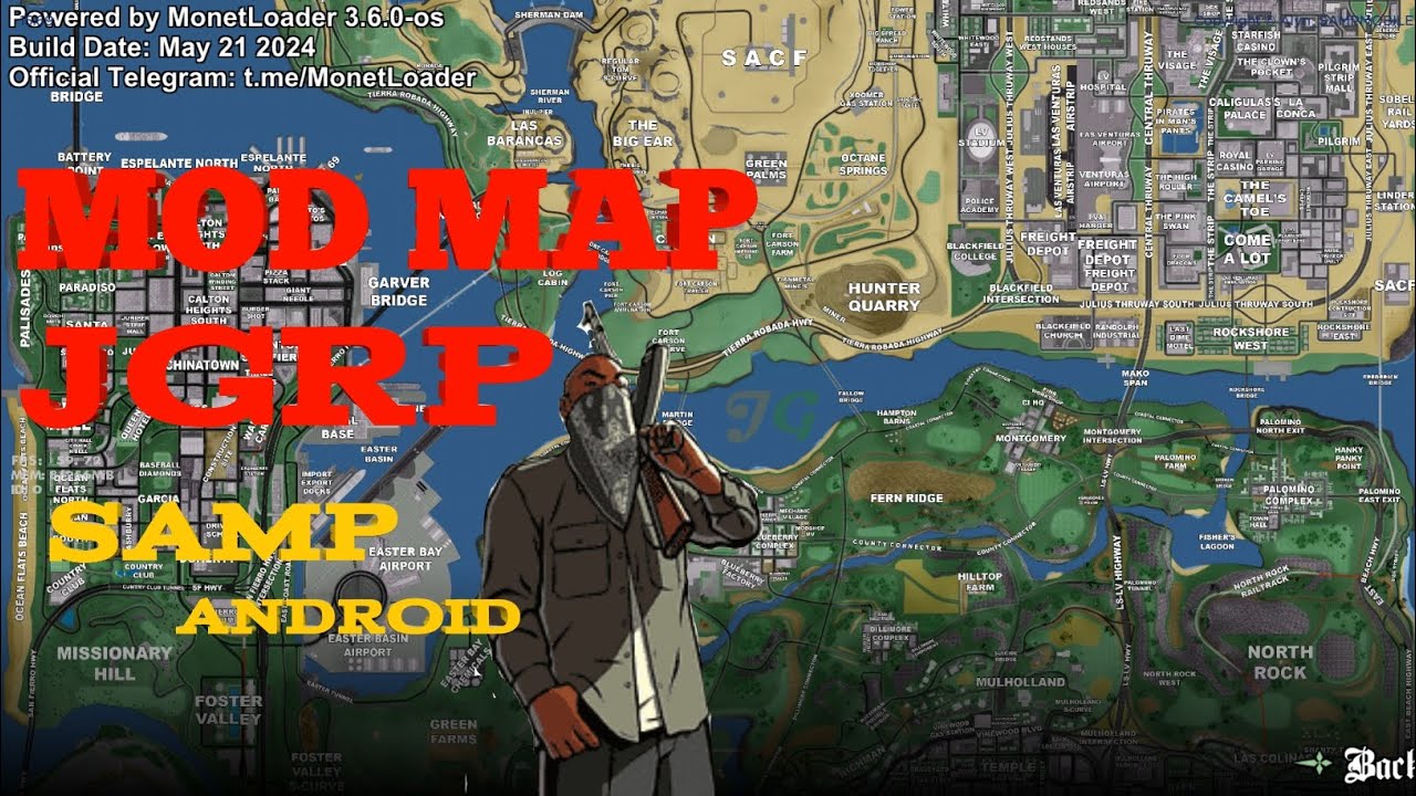 SHARE MOD MAP JGRP VERSI ANDROID + CARA PEMASANGAN NYA || GTA SAMP ...