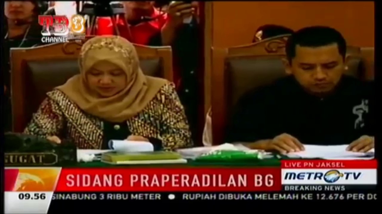 PRA PERADILAN BUDI GUNAWAN - YouTube