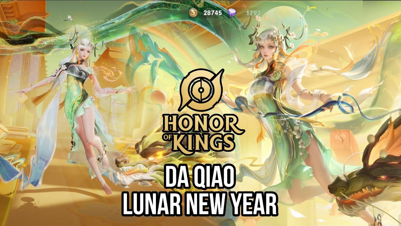 New Skin Da Qiao Lunar New Year - Honor Of Kings China - YouTube