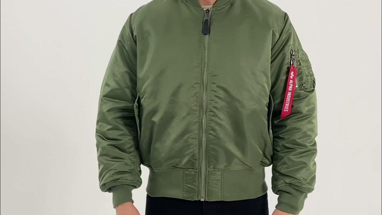 Обзор бомбера Alpha Industries MA-1 Sage - YouTube