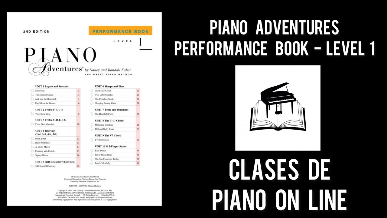 Piano Adventures Performance Book - Level 1 / Marco Muñoz Hervia ...