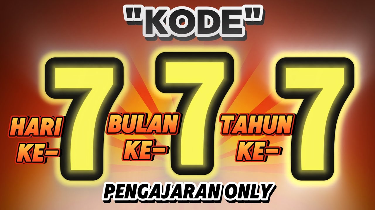 Kode: | Hari Ke-7 | Bulan Ke-7 | Tahun Ke-7 | - YouTube