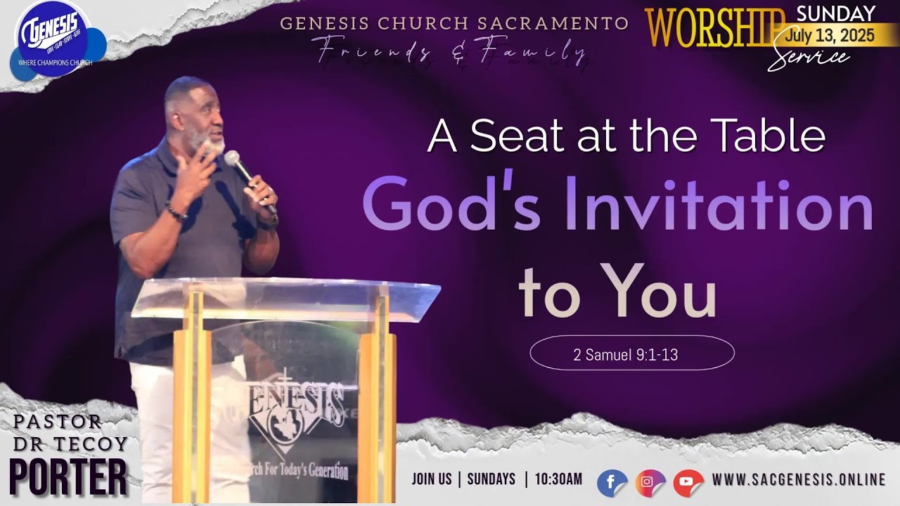 Genesis Replay from Today's Service, A Seat at the Table - God's ...