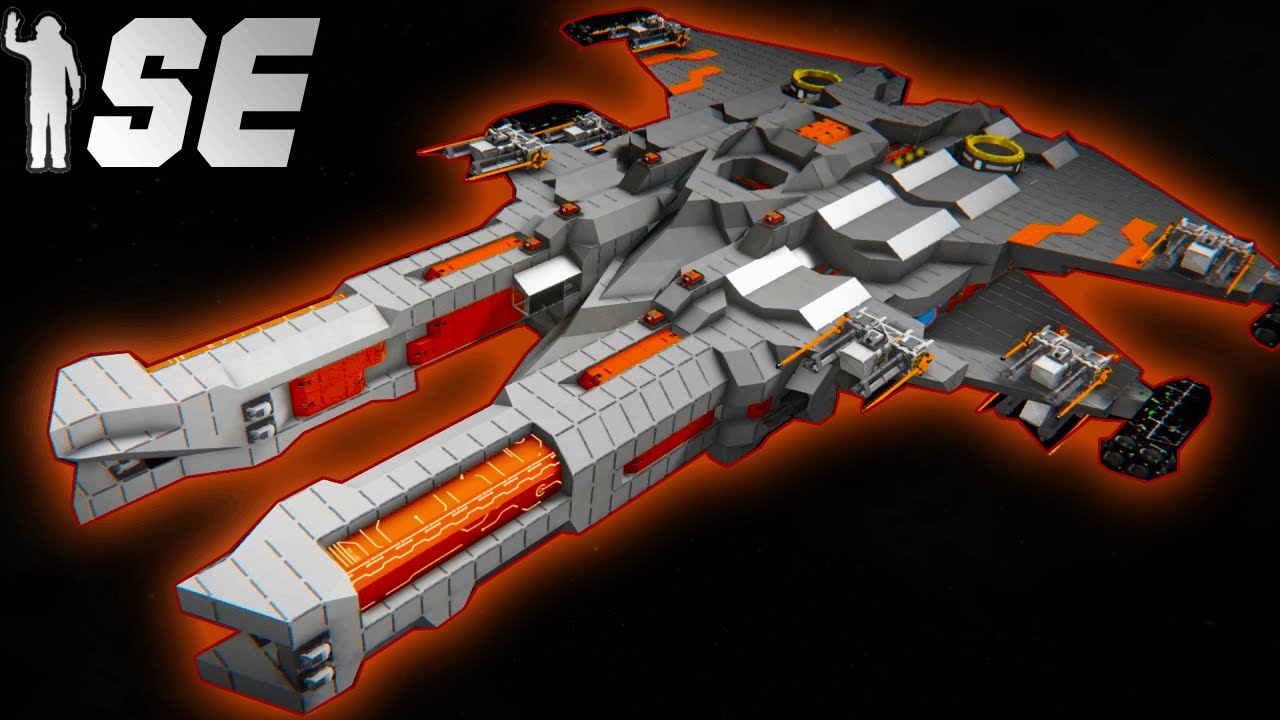 Short ship showcase - Space Engineers. NFF - Sentinel Heavy Fighter ...
