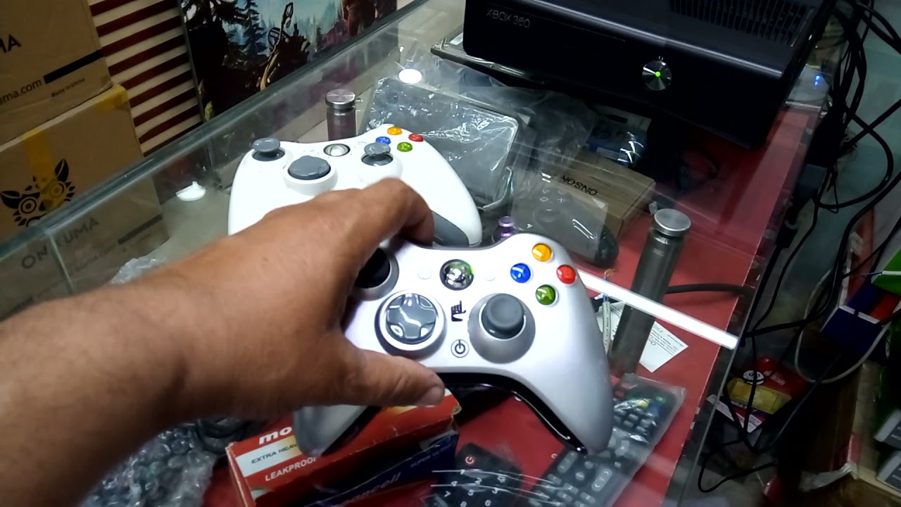 how's attached new controller on xbox 360 consoles. - YouTube