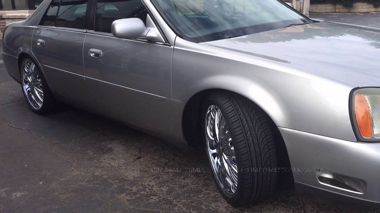 2004 Cadillac Deville sitting on 22" RSW 66 wheels leaving RimTyme ...