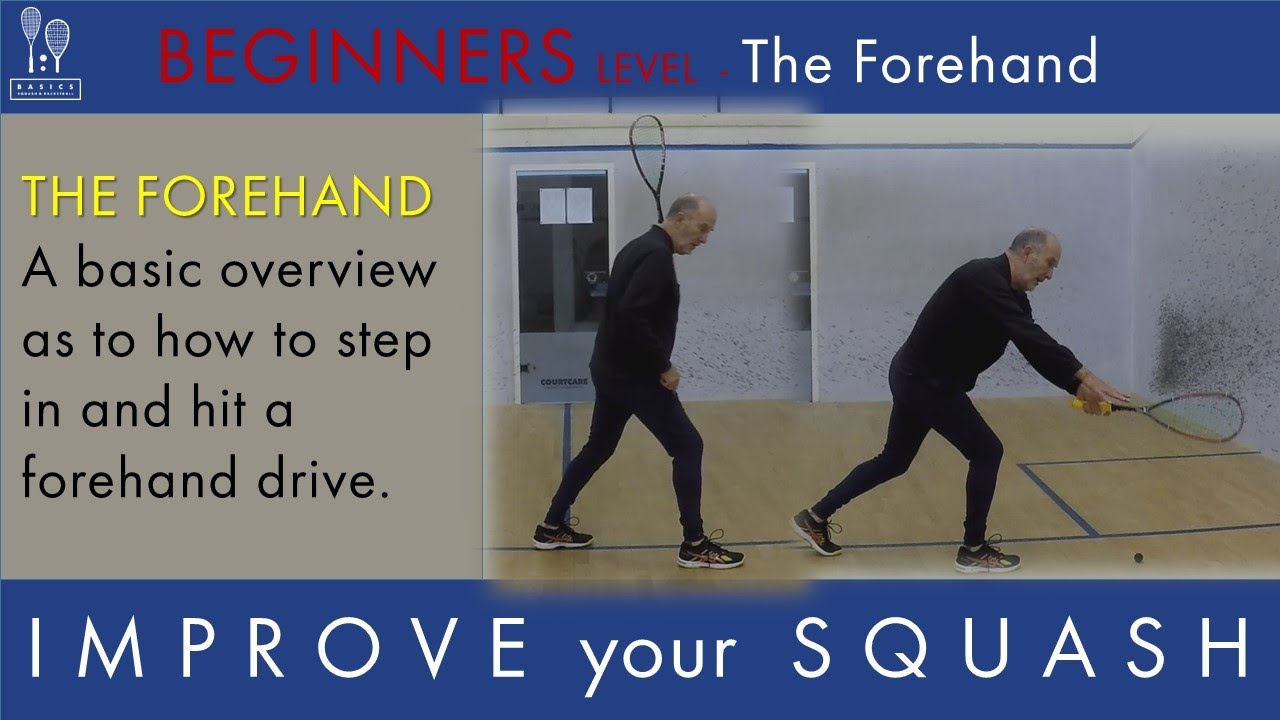 Squash beginners the Forehand explanation - YouTube