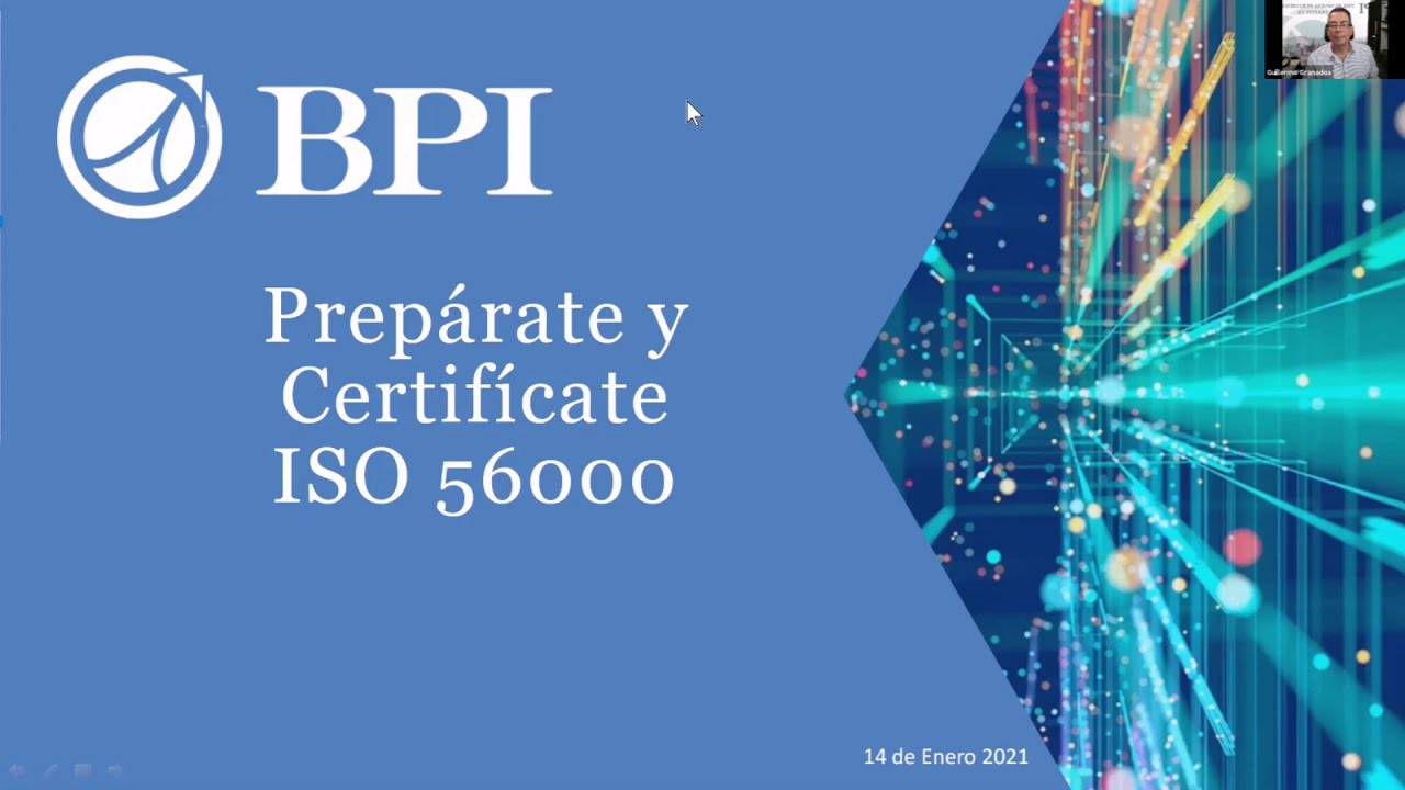 Prepárate y Certifícate ISO 56000 - YouTube