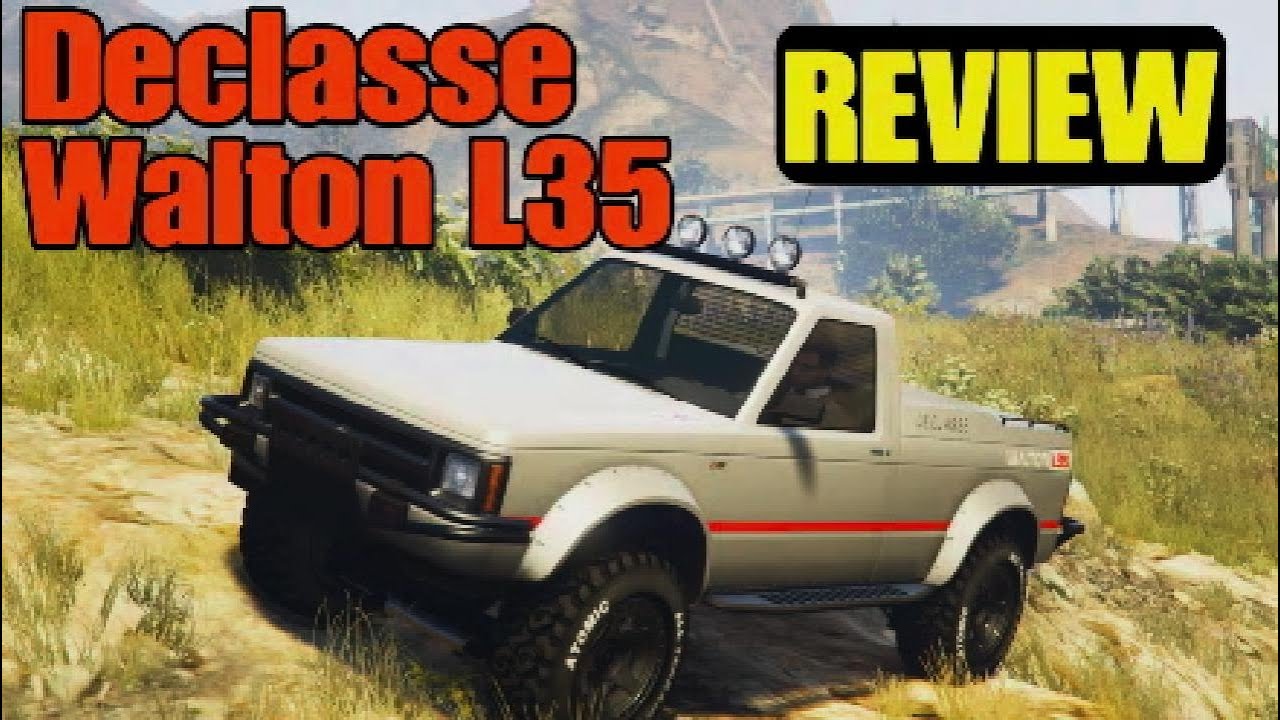 NEW Declasse Walton L35 REVIEW (Chevy S10) GTA 5 San Andreas ...