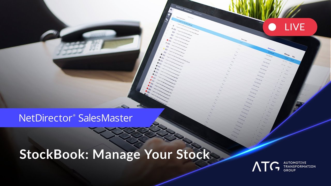 NetDirector® SalesMaster - StockBook: Manage Your Stock (Live Q&A ...