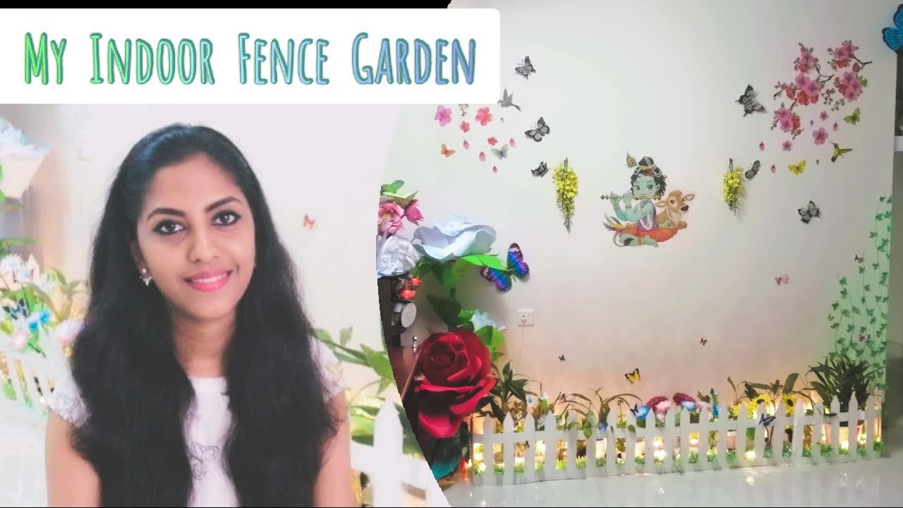 DIY Indoor Garden | Fence DIY| Cardboard Box Crafts|Indoor Decoration ...