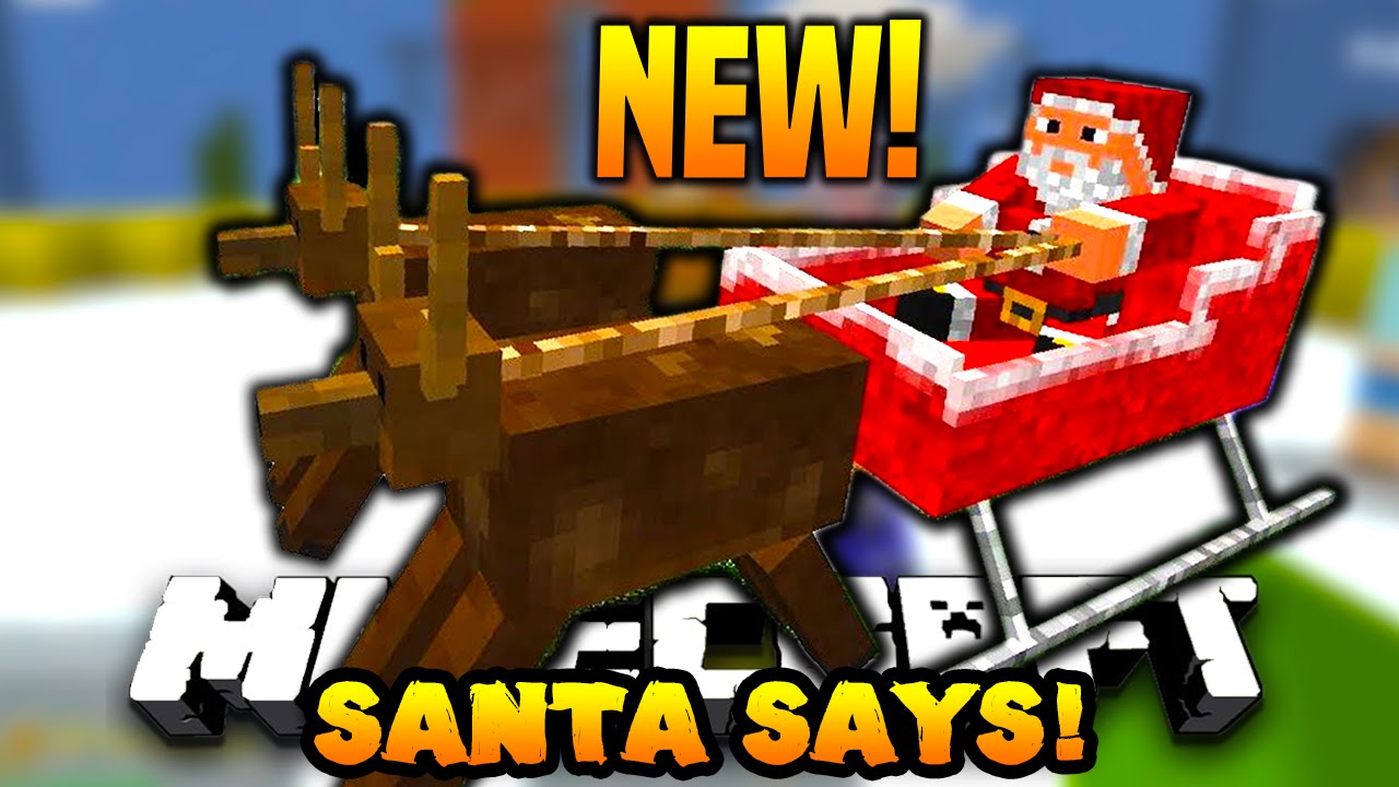 Minecraft SANTA SAYS! "FUNNY MOMENTS!" #1 w/PrestonPlayz & Kenny - YouTube