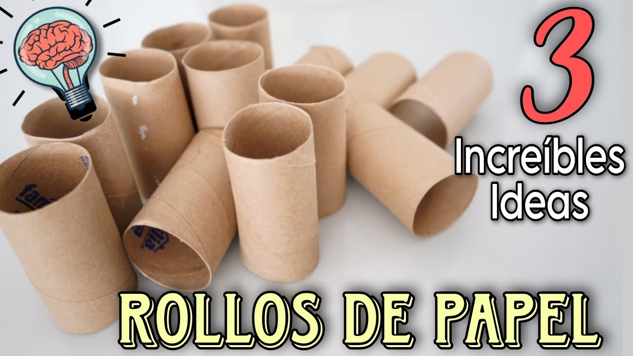 3 Fáciles y Originales Ideas con ROLLOS DE PAPEL Higiénico| Reciclaje ...