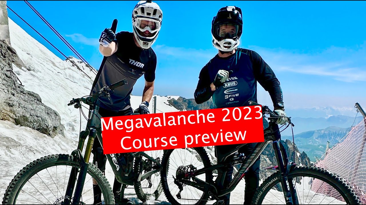 Megavalanche 2023 course preview - YouTube