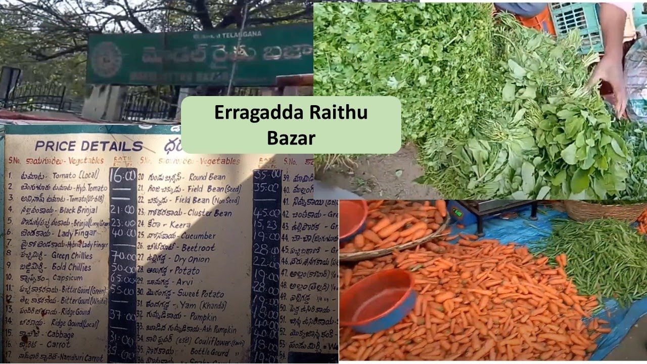 Erragadda model Raithu Bazar - Hyderabad II Feb 2022 II Fresh ...
