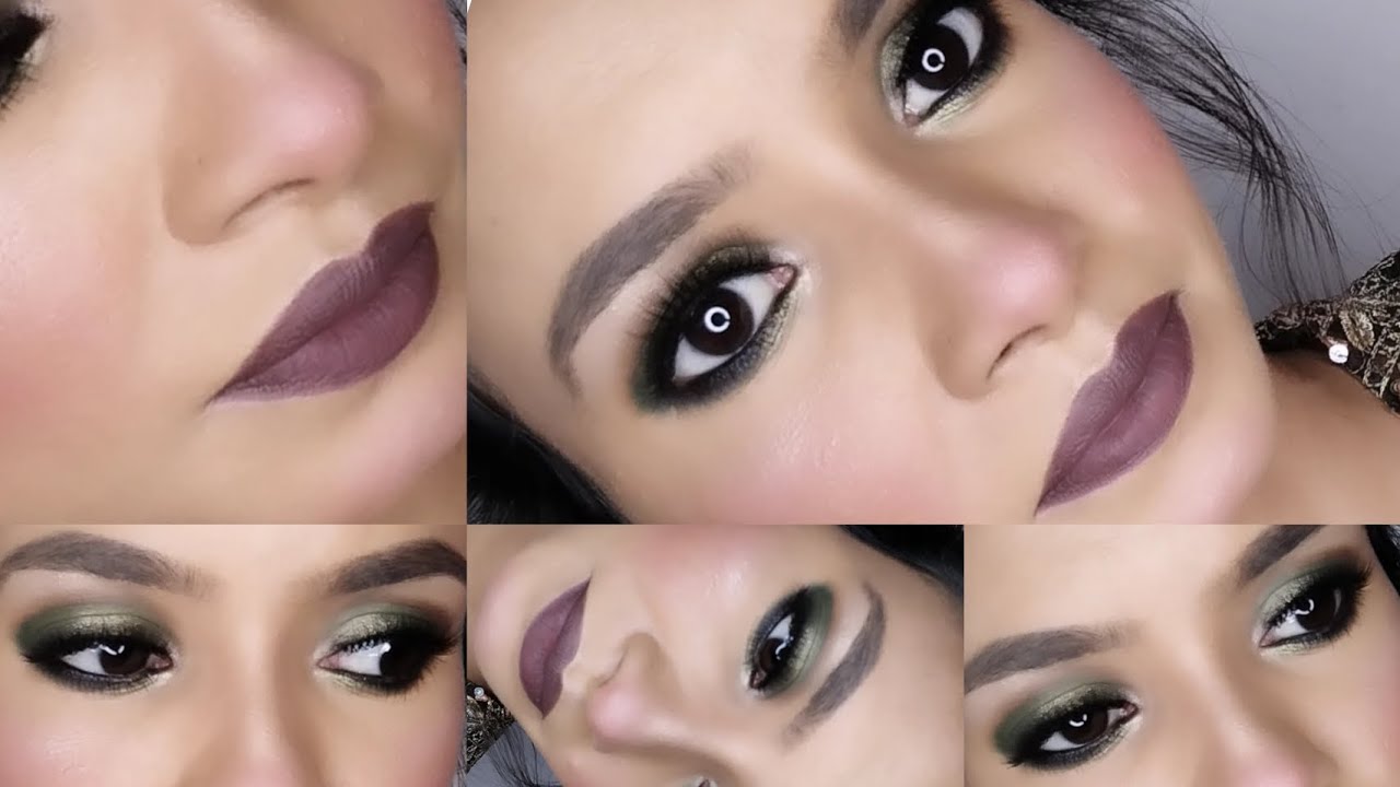 Glamorous Green Smokey Eye Makeup Tutorial || Makeup Tutorial # ...