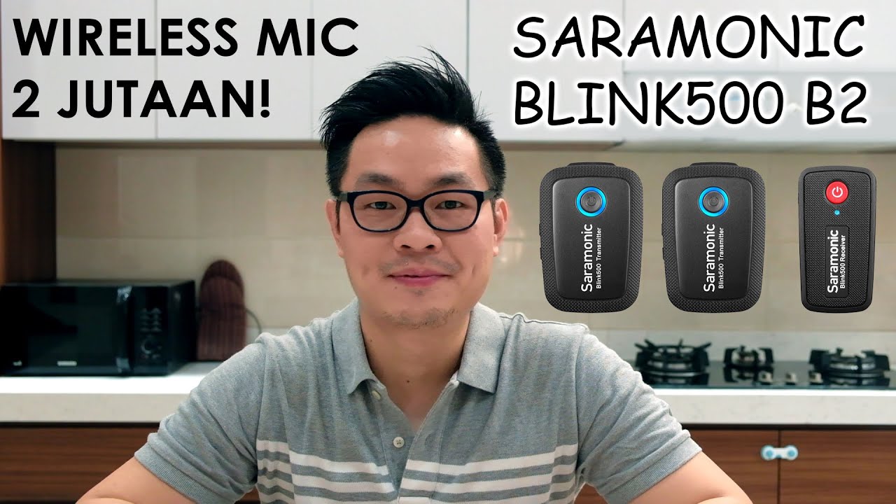 REKOMENDASI MIC WIRELESS UNTUK VLOGGER PEMULA // REVIEW SARAMONIC BLINK ...