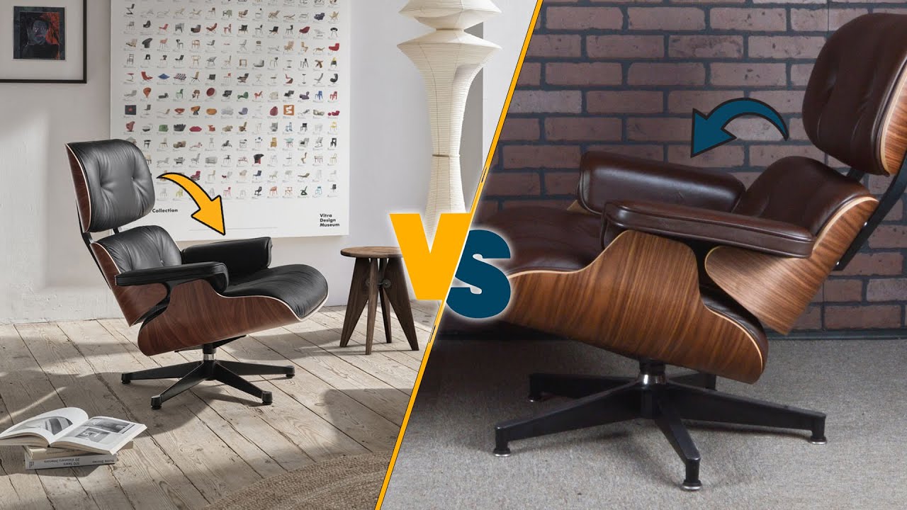 Eames Lounge Chair Comparison: Vitra vs. Herman Miller - YouTube