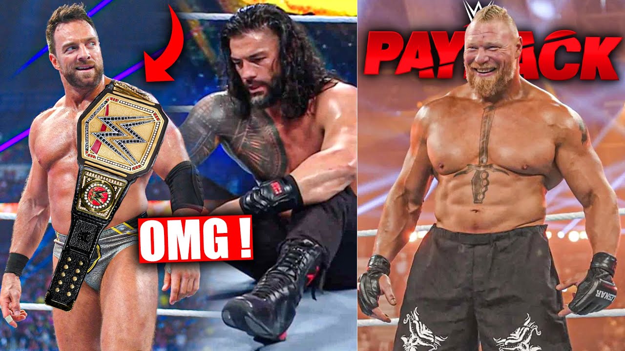 LA Knight BEATING ! Roman REIGNS for UNDISPUTED TITLE? BROCK Lesnar ...