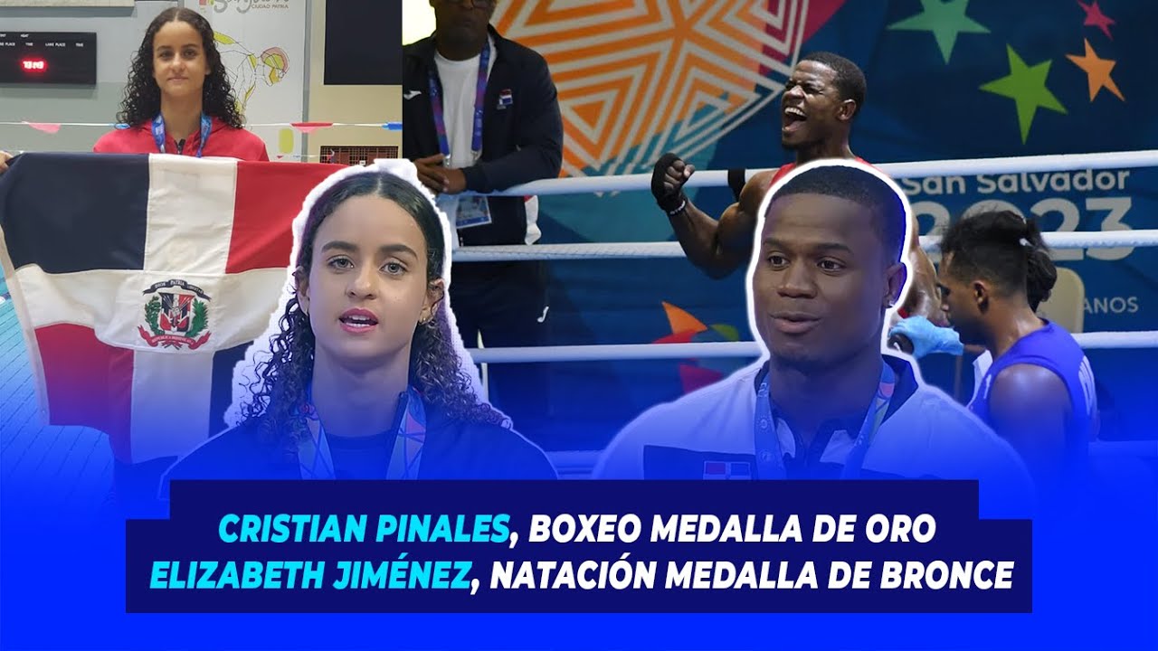 Cristian Pinales, Boxeo Medalla de Oro y Elizabeth Jiménez, Natación ...