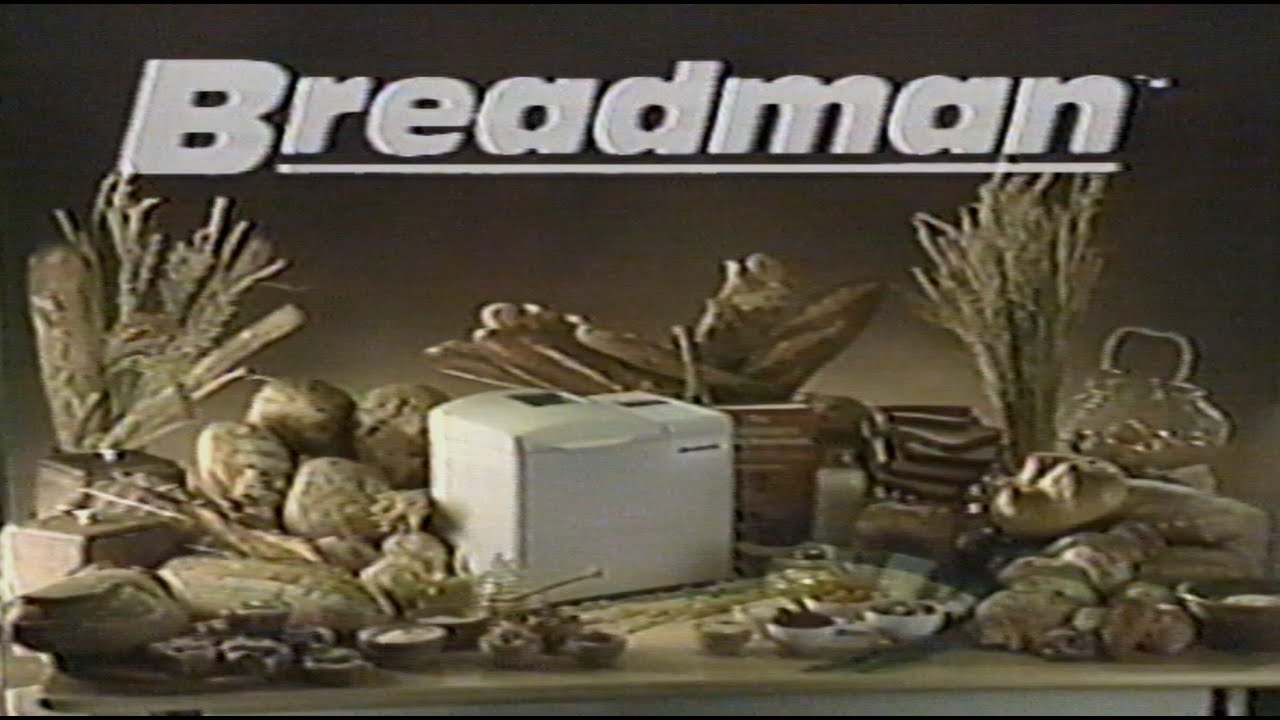 Breadman Plus: Your Guide to Healthy Bread Baking (1994) - YouTube
