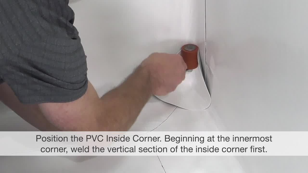 PVC Details: Pre-Molded Inside Corner Flashing (U-15A) - YouTube