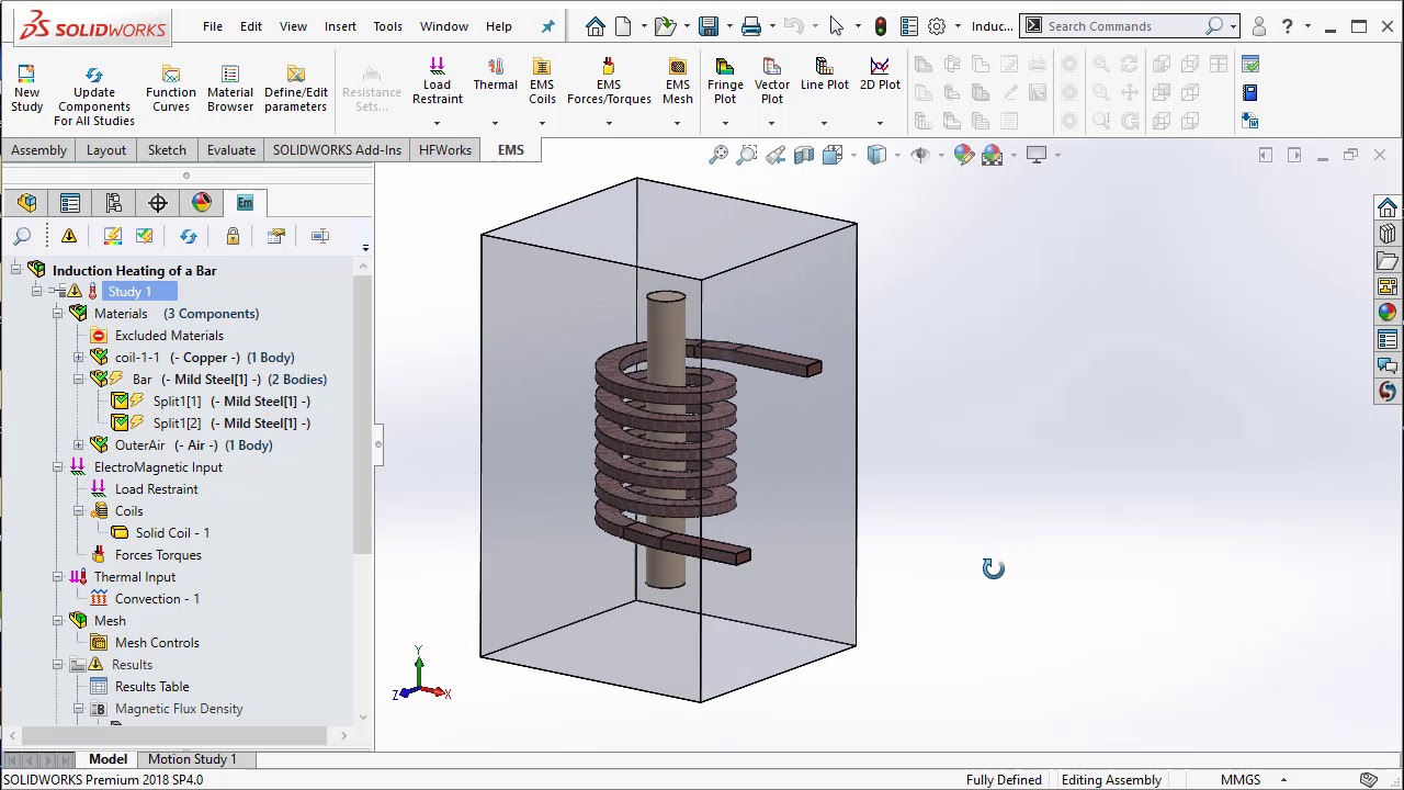 AC-Magnetic Solid Coil Steps - YouTube