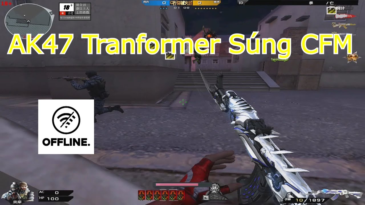 CrossFire Offline | AK47 Tranformer - Súng CFM - Zombie - YouTube