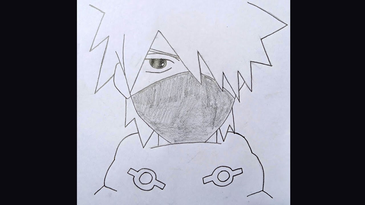 How to draw kid kakashi - YouTube