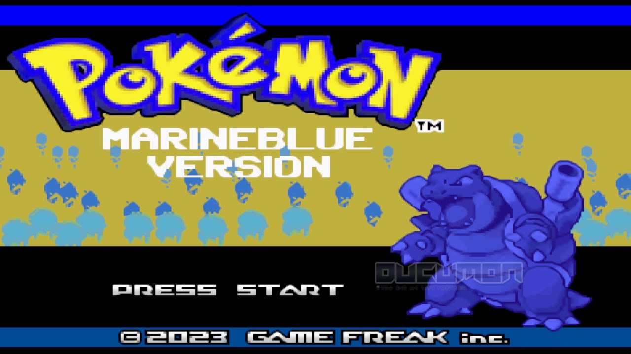 Pokemon Marine Blue - GBA Hack ROM has new wild encounters, Navel Rock ...