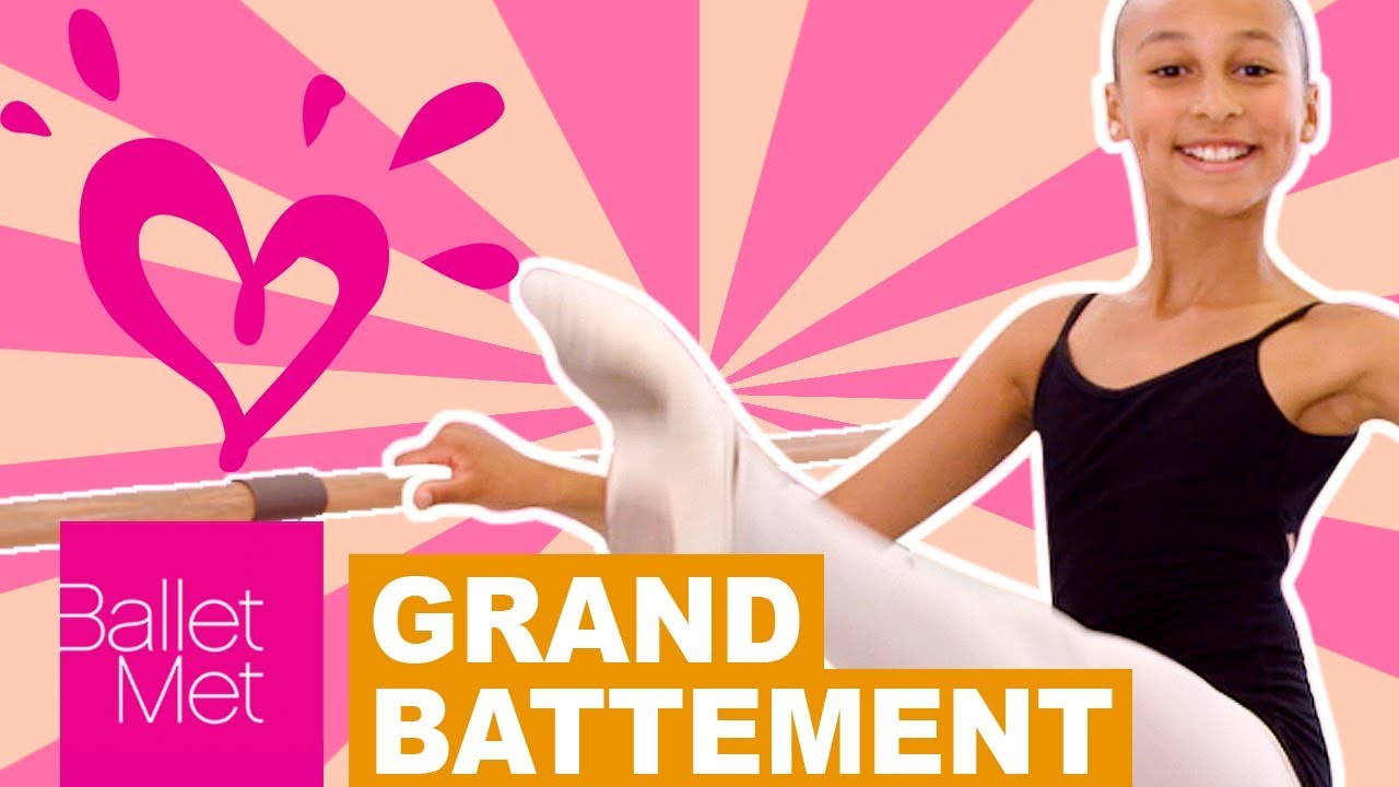 GRAND BATTEMENT BALLET TUTORIAL 💗 JUSTICE - YouTube