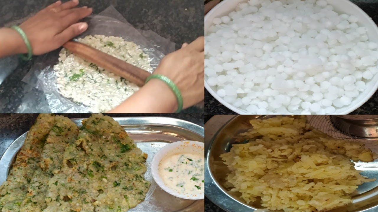 दोन पद्धतीने बनवलेले उपवसाचे पराठे(thalepit)upvasache dhpate शाबू बटाटा ...