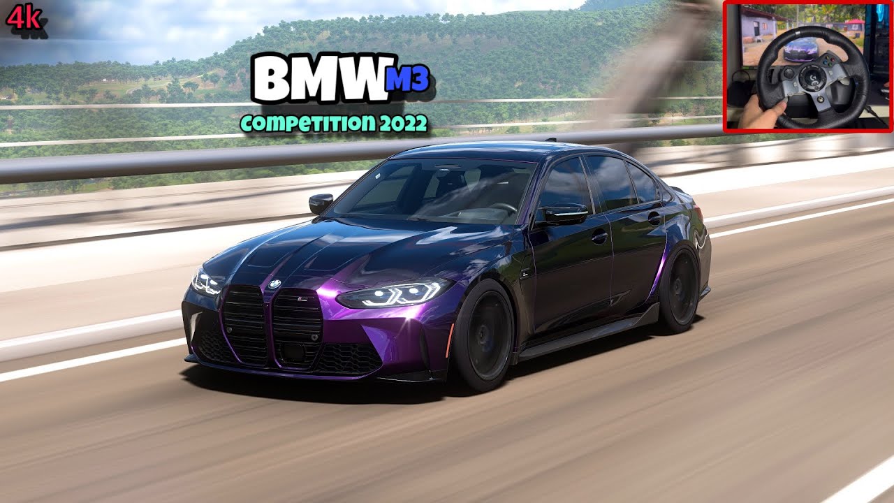 BMW M3 COMPETITION - Forza Horizon 5 4K (Steering Wheels - Logitech ...