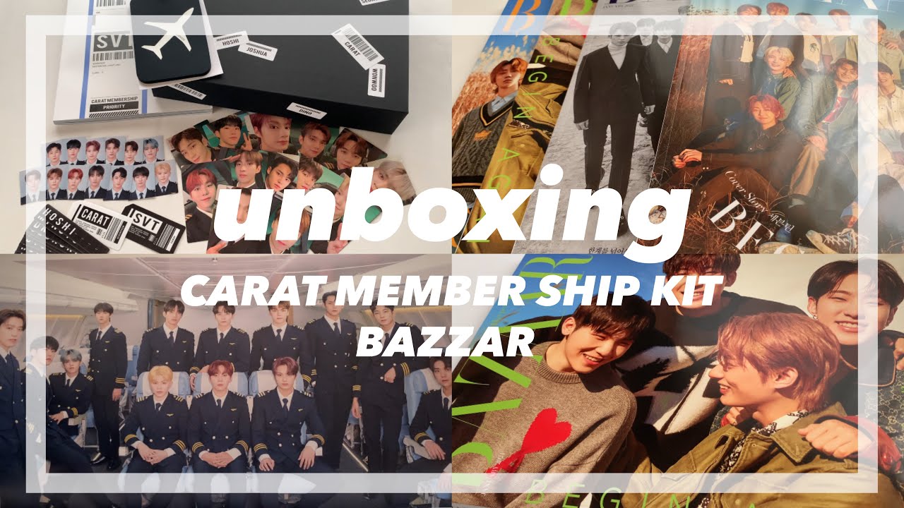 CARAT MEMBER SHIP KIT/BAZZAR/SEVENTEEN - YouTube