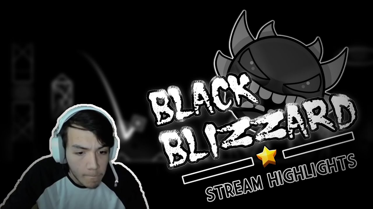 Black Blizzard by Krmal STREAM HIGHLIGHTS | Geometry Dash - YouTube
