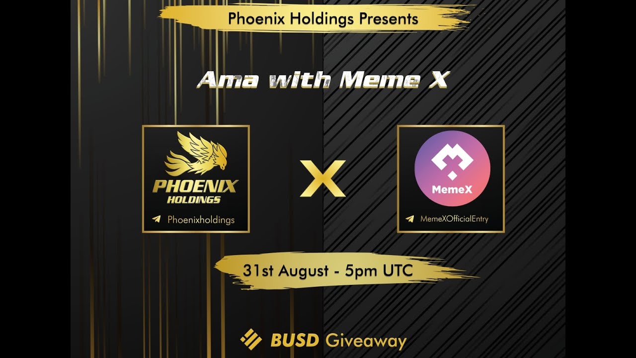 Meme X @ Phoenix Holdings AMA - YouTube