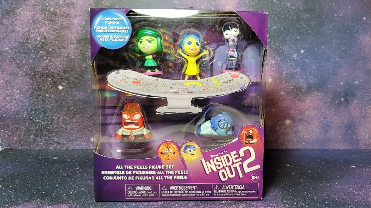 INSIDE OUT 2 ALL THE FEELS FIGURE SET UNBOXING AND REVIEW! - YouTube