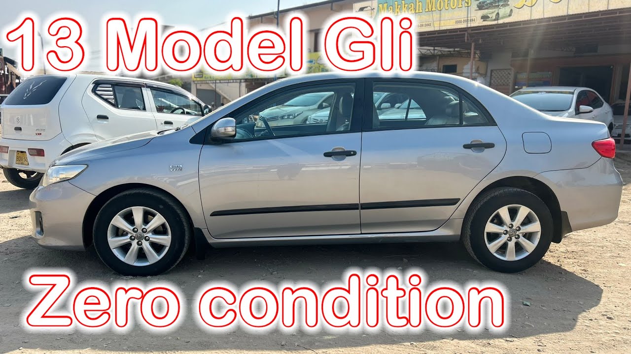 Toyota Corolla GLI 2013 silver colr Detailed Review Price in Pakistan ...