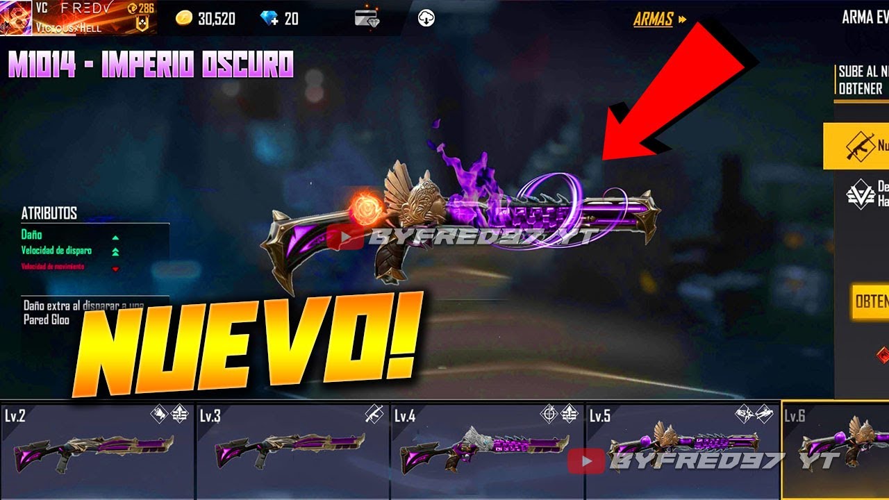 🔥 PROXIMA ARMA EVOLUTIVA M1014 LEGENDARIA, NUEVA SKIN EVOLUTIVA EN FREE ...