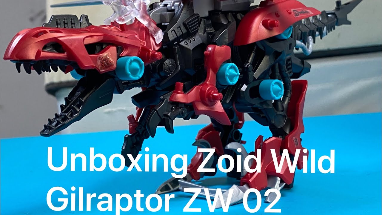 Unboxing Zoid Wild Gilraptor ZW 02 - YouTube