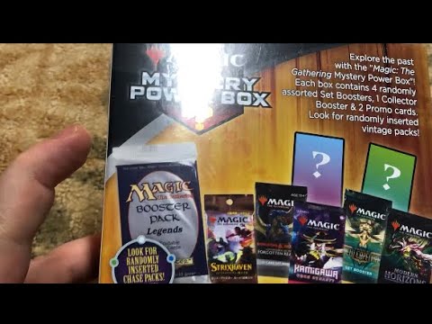 MTGUNVEILED Magic the Gathering Mystery Power Box Unveiling!!! What is ...