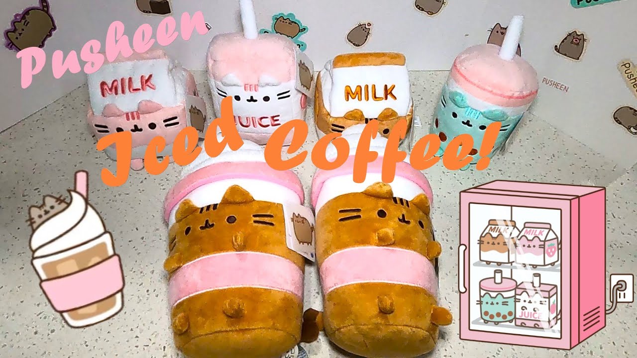 ☕ New Pusheen Iced Coffee Plush! - YouTube