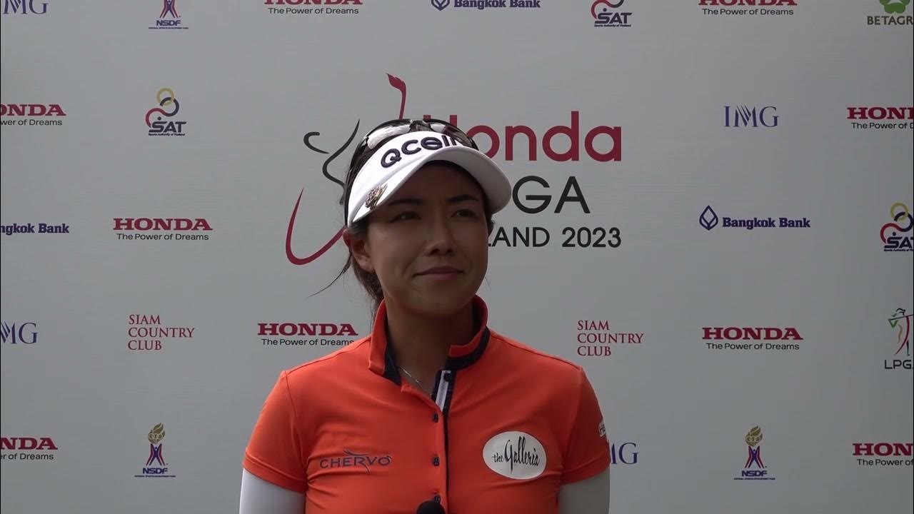 Jenny Shin Thursday Flash Interview 2023 Honda LPGA Thailand · Round 1 - YouTube