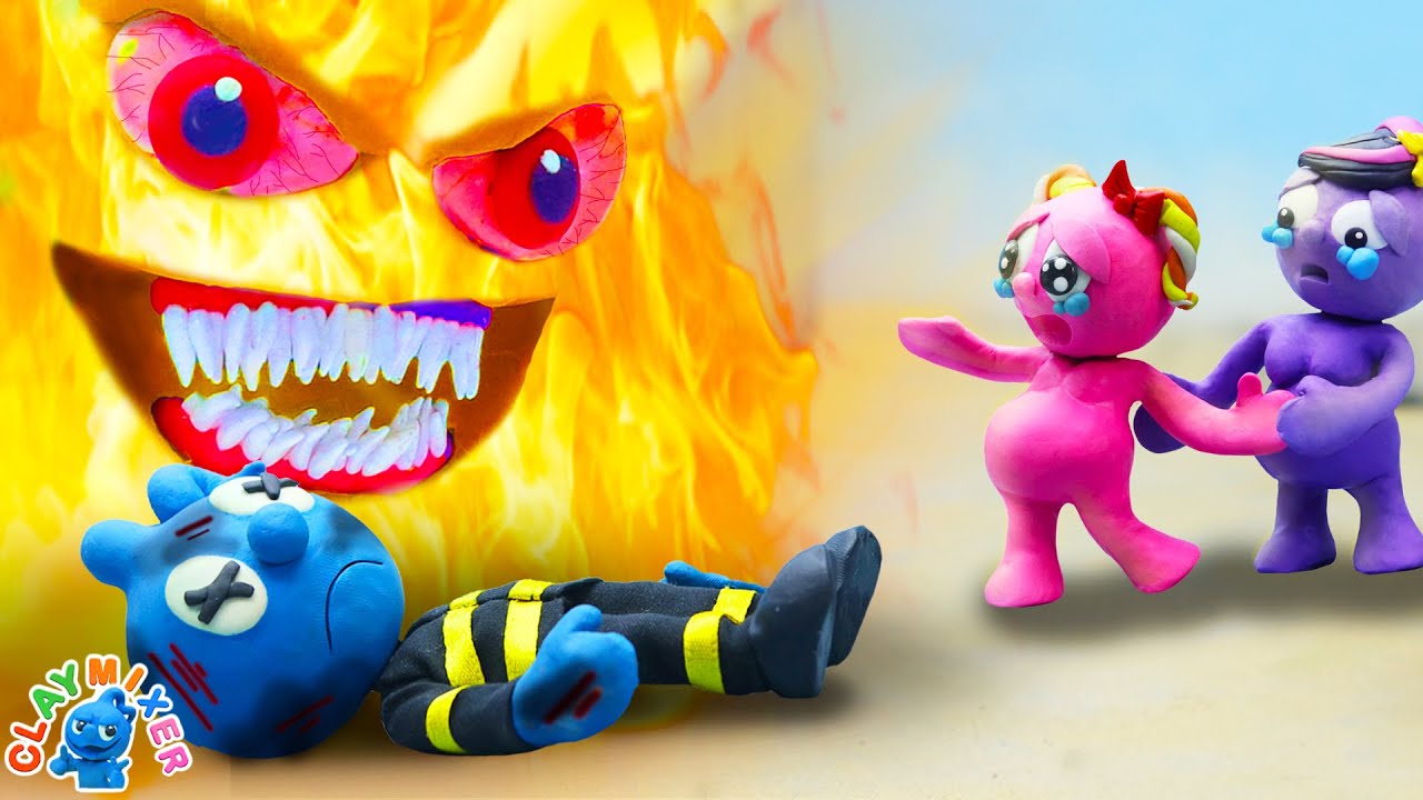 Firefighter Hero: If today was Blue's last day. Clay Blue Boi animation ...