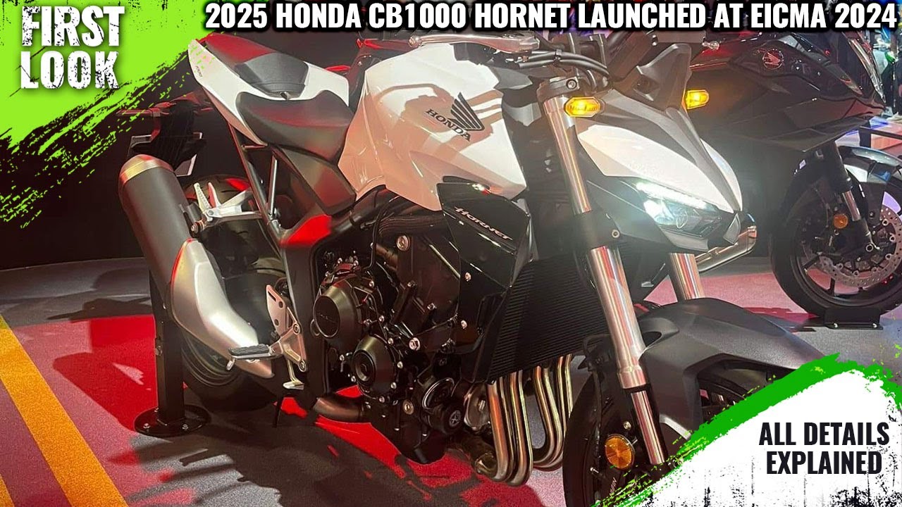 2025 Honda CB1000 Hornet Launched At EICMA 2024 - Explained All Spec, Features, Engine And More ...